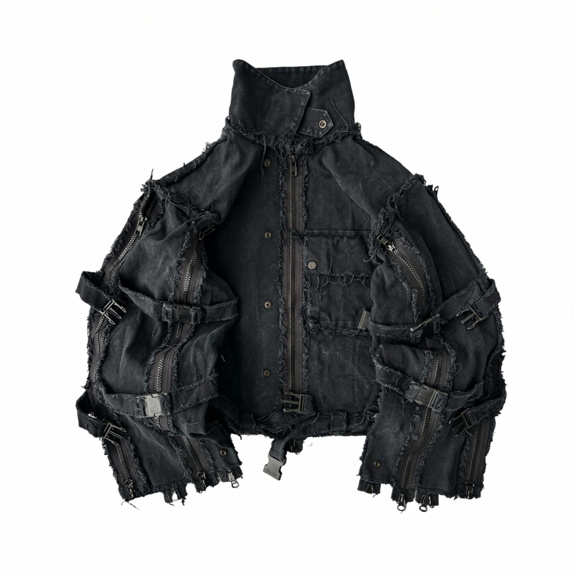 Archival Clothing Vintage Rick Owens Balenciaga Style Archival Zip Up ...