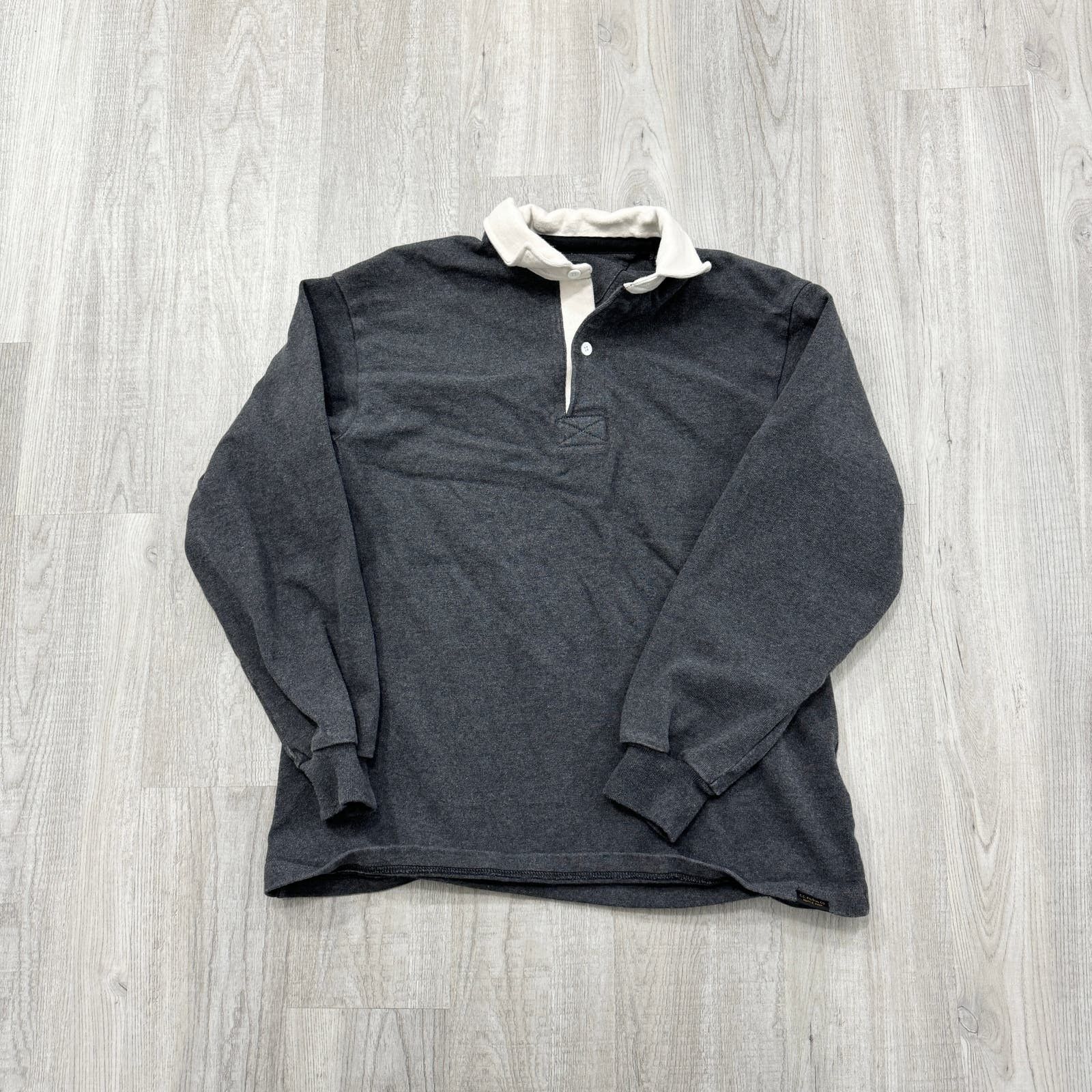Filson C.C. Filson Co. Long Sleeve Rugby Collared Polo Shirt Size L ...