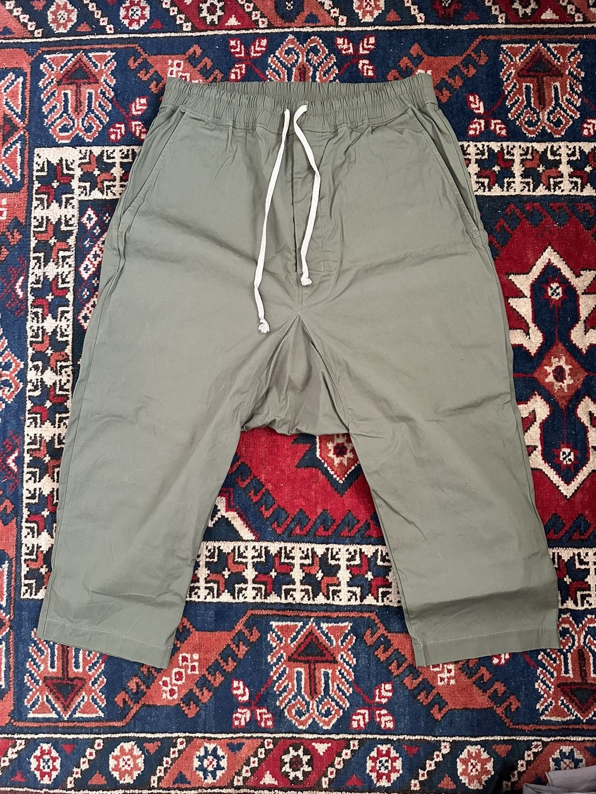 Rick Owens Rick Owens EDFU cropped pod pants | Grailed