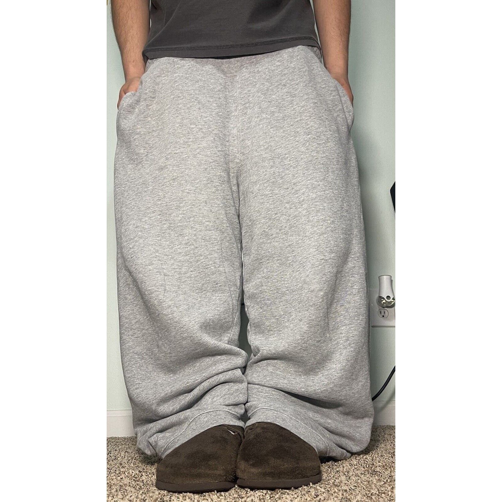 Joe Boxer VINTAGE Y2k Joe Boxer Sweatpants Large Grey Baggy Logo Y2K ...