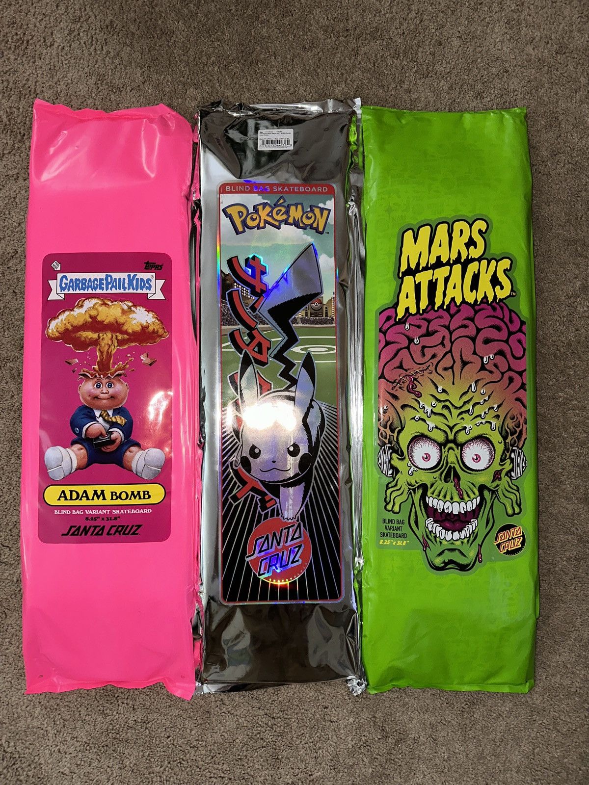 Pokemon × Santa Cruz Skateboards Santa Cruz Deck-1 Pokémon,1 Garbage ...