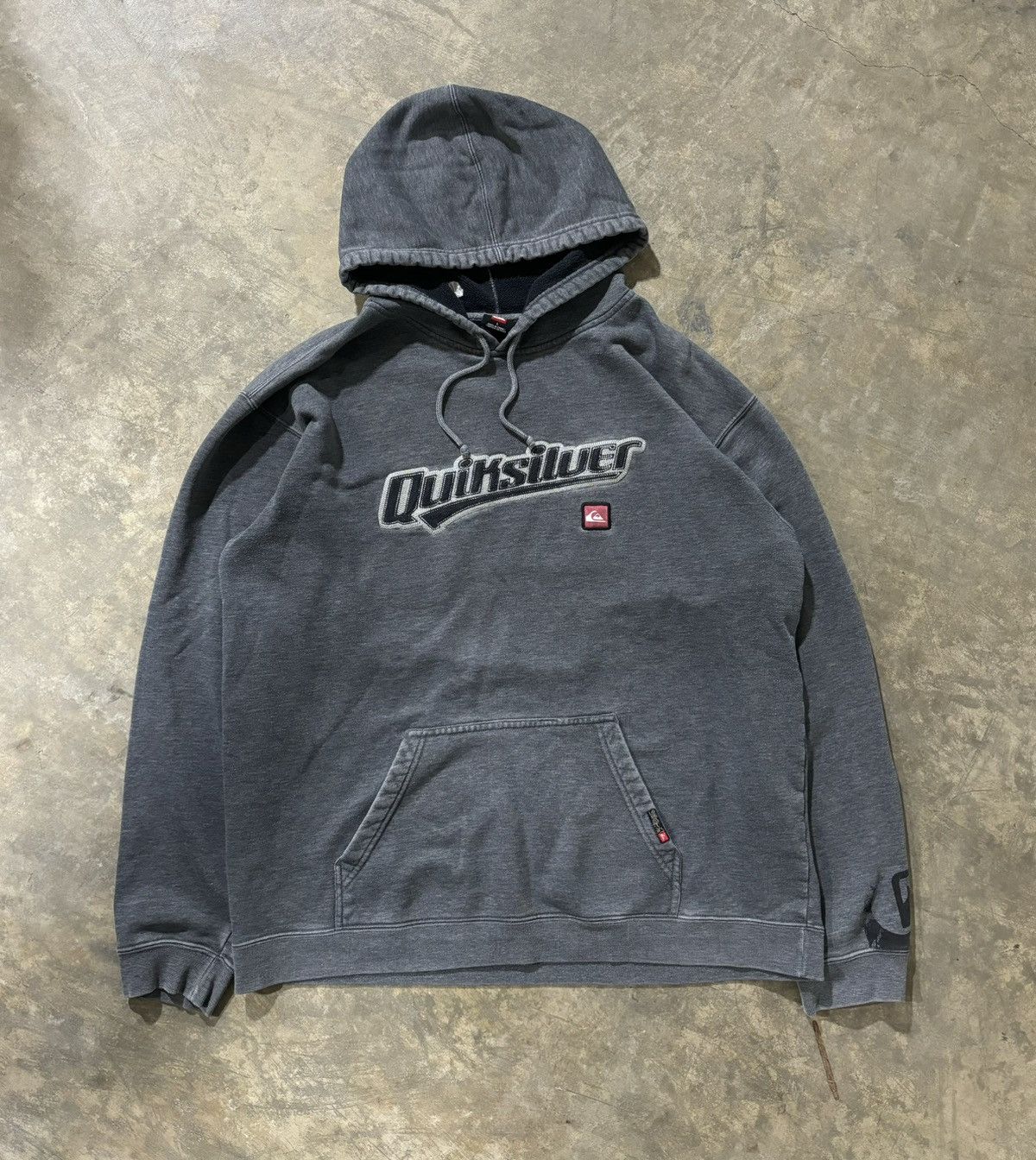 Quiksilver × Streetwear × Vintage Embroidered Quiksilver Hoodie | Grailed