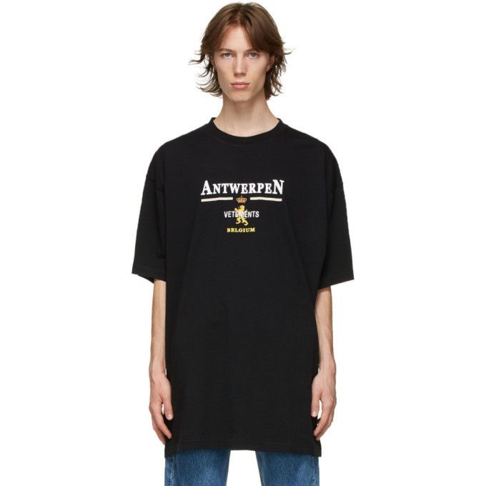Vetements Antwerpen Oversized Logo Tee | Grailed