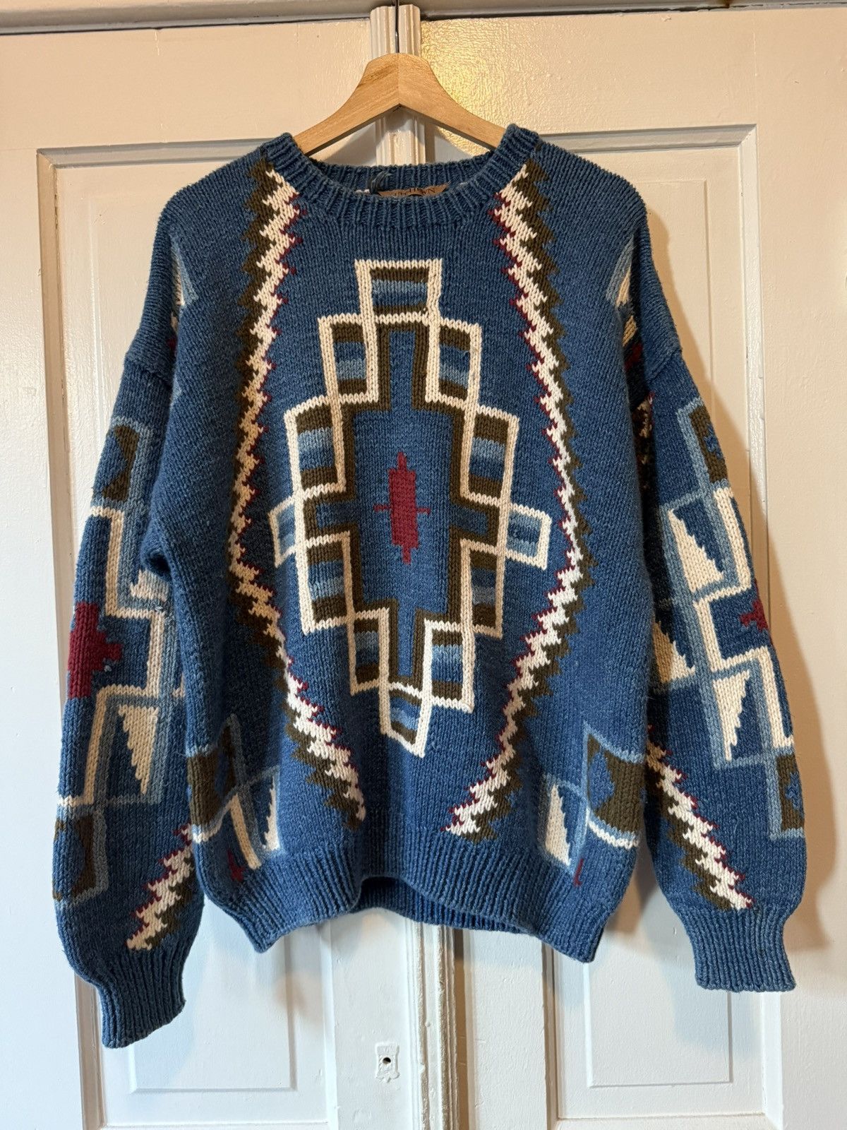 Polo Ralph Lauren Vintage Native American Navajo sweater Indian print | Grailed