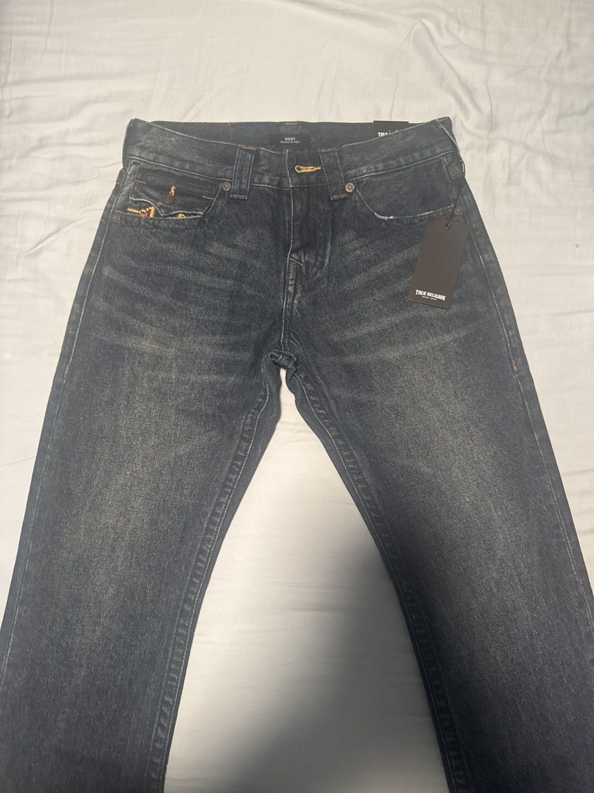 True Religion Ricky Cross Stitch | Grailed