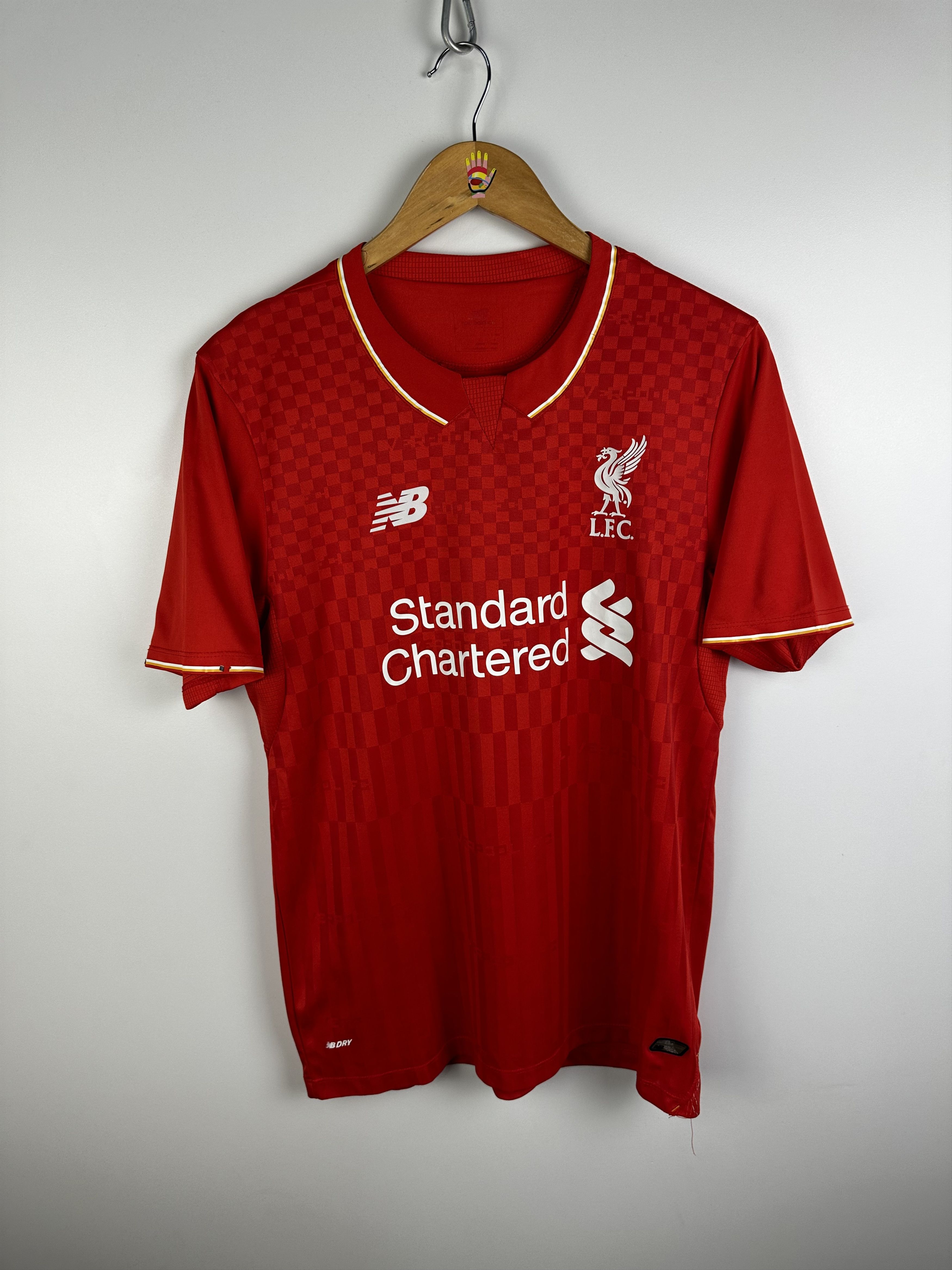 Liverpool × New Balance × Soccer Jersey Liverpool 2015 2016 Home ...