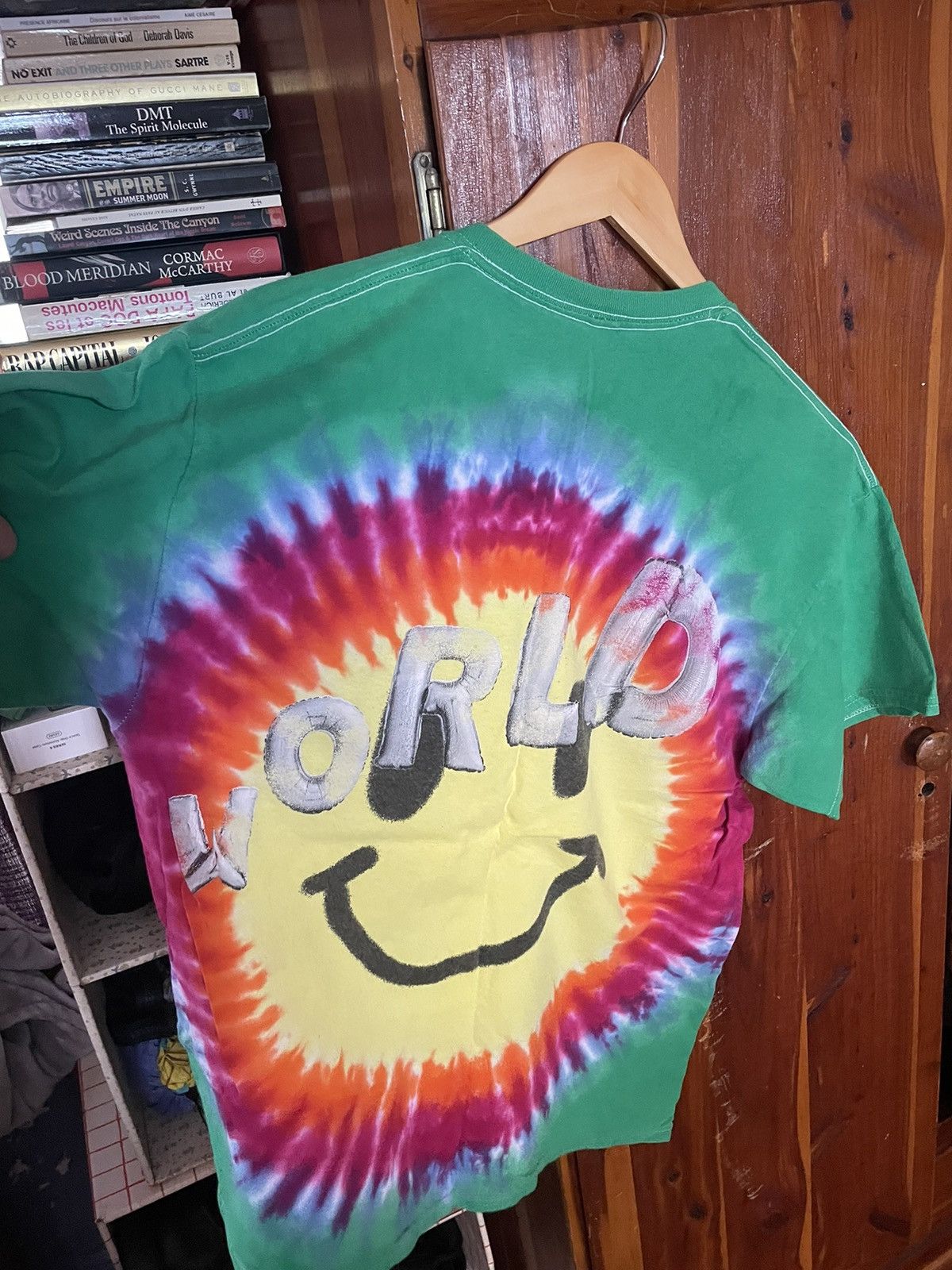 Travis Scott RARE Travis Scott Astroworld Smiley Tie Dye Tee | Grailed