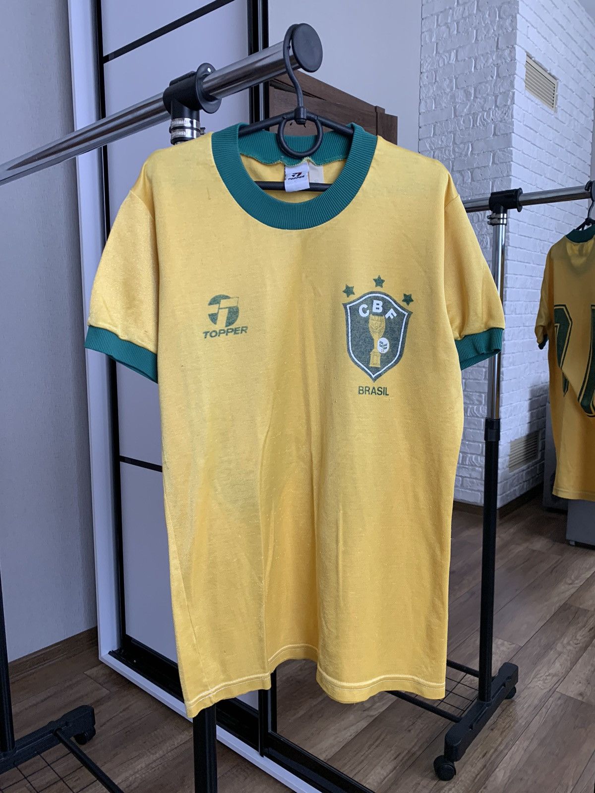 Vintage 1982 Brazil #10 Zico Topper Vintage Soccer Jersey | Grailed