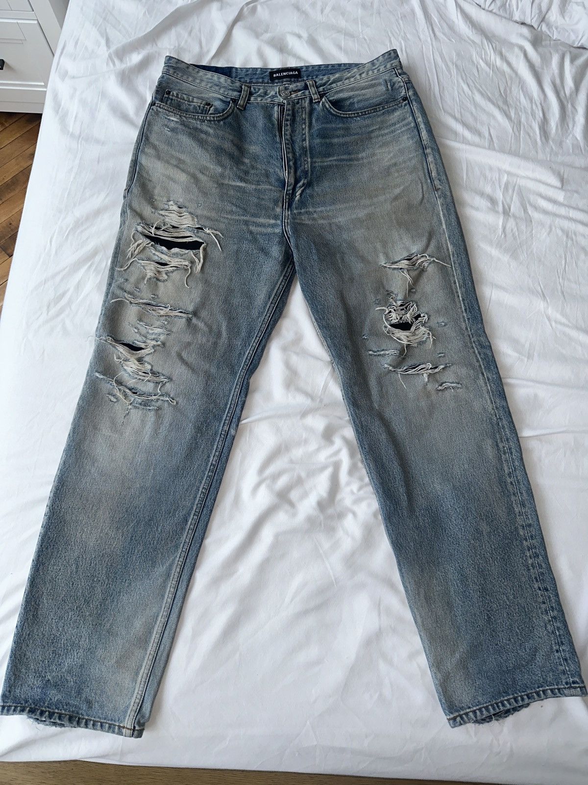 Balenciaga Balenciaga Ripped Jeans | Grailed