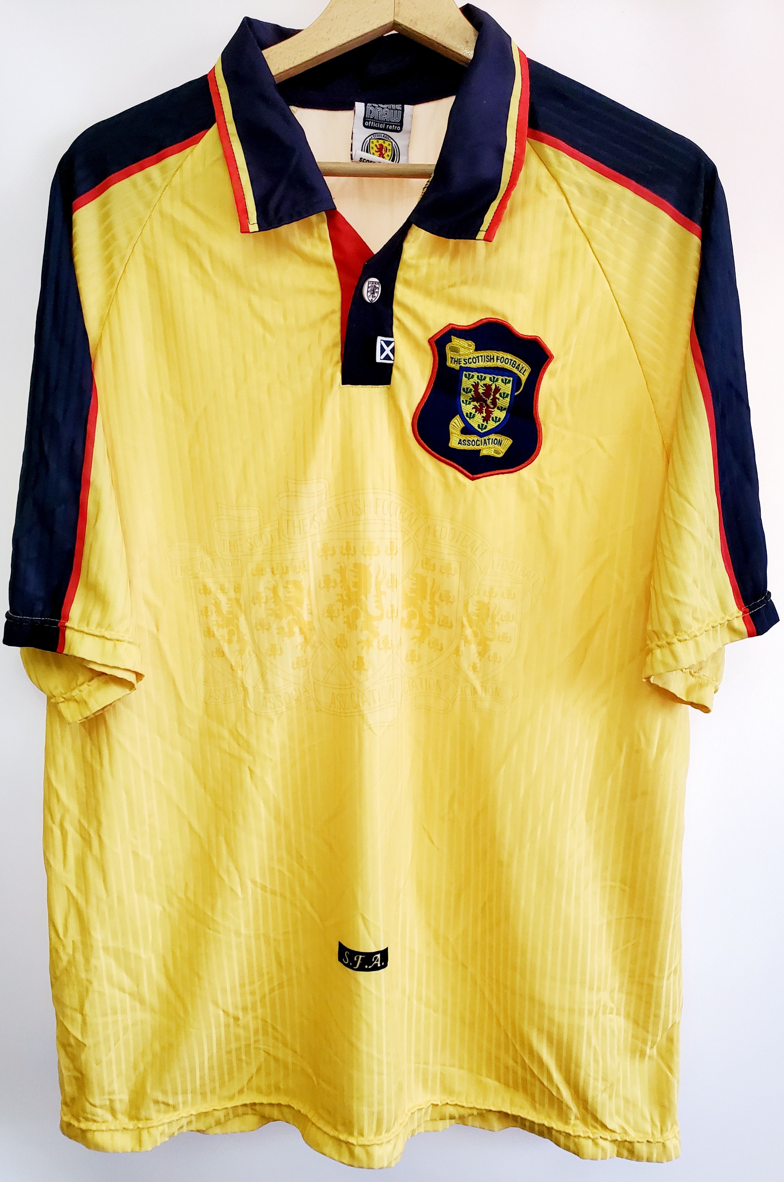Jersey × Vintage Scotland 1998 World Cup Finals Away Retro Shirt size ...