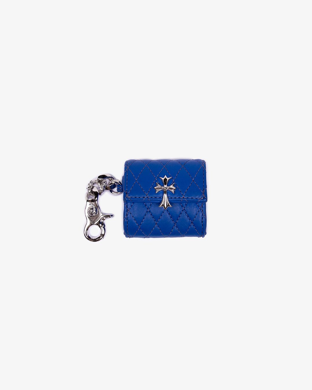 Chrome Hearts CHROME HEARTS BLUE LONDON EXCLUSIVE QUILTED AIRPOD CASE ...