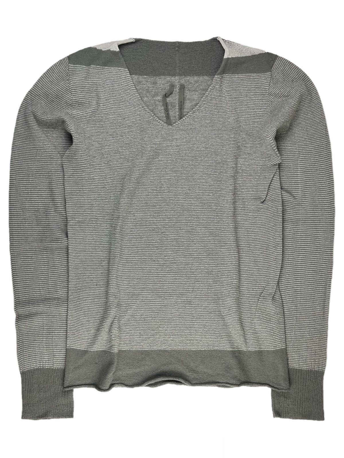Rick Owens FW06 Rick Owens Dustulator Striped Wool Knit Longsleeve ...