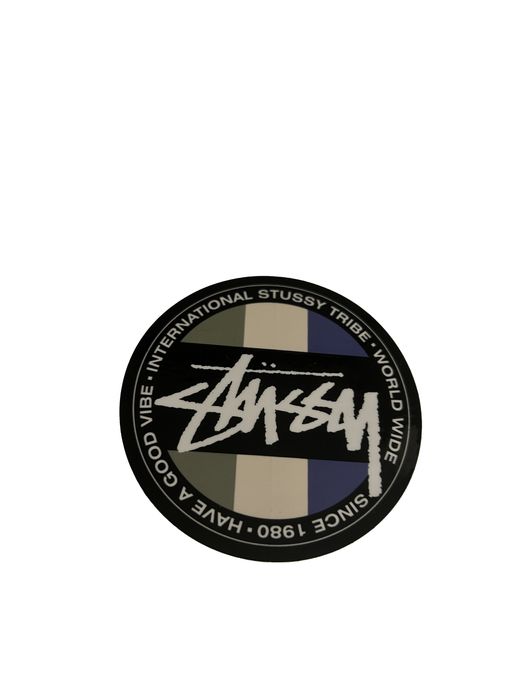 Stussy stussy circle sticker multi | Grailed
