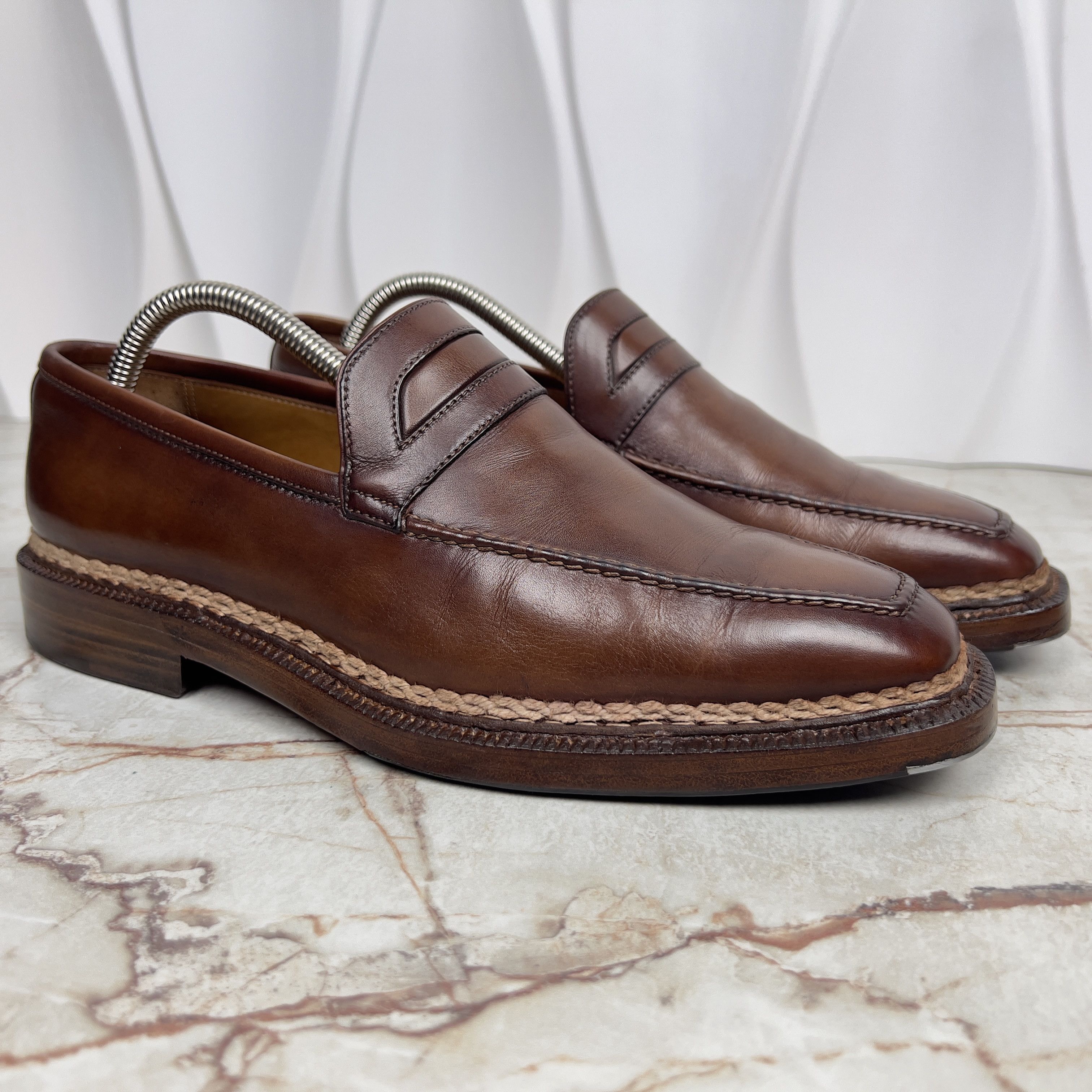 StefanoBi Penny Loafer Brown Leather | Grailed