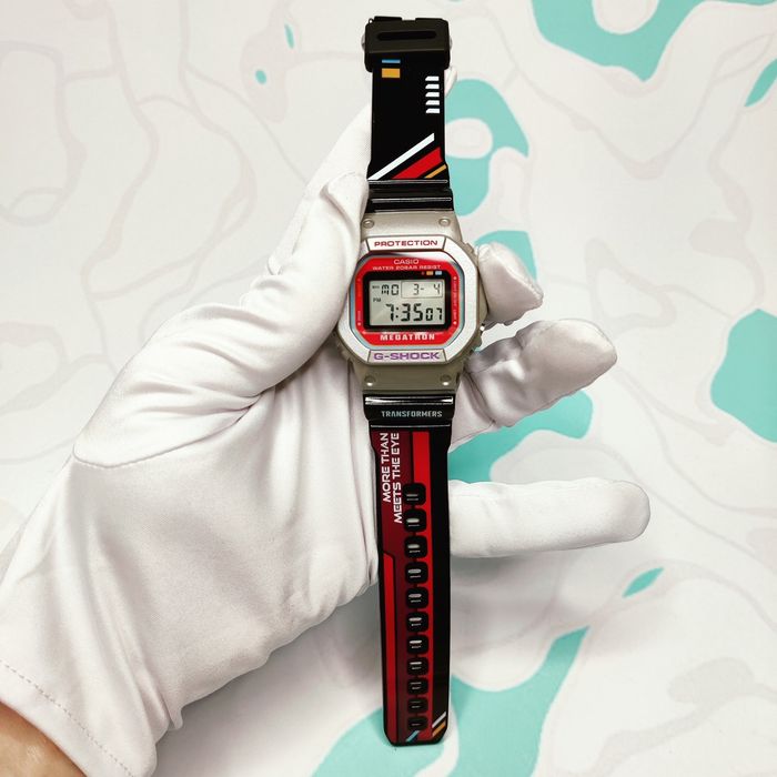 G Shock rare watch Casio G-Shock Transformers DW-5600MEGA22-8 | Grailed