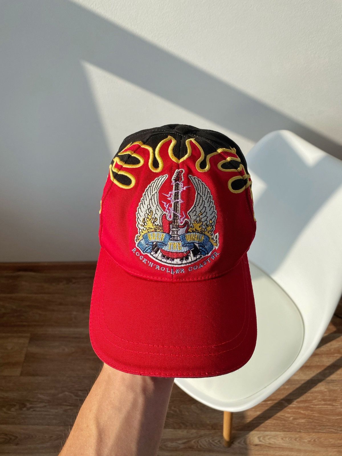 Vintage 90s Rock n Roller Coaster Disney World Vintage Fire Cap | Grailed