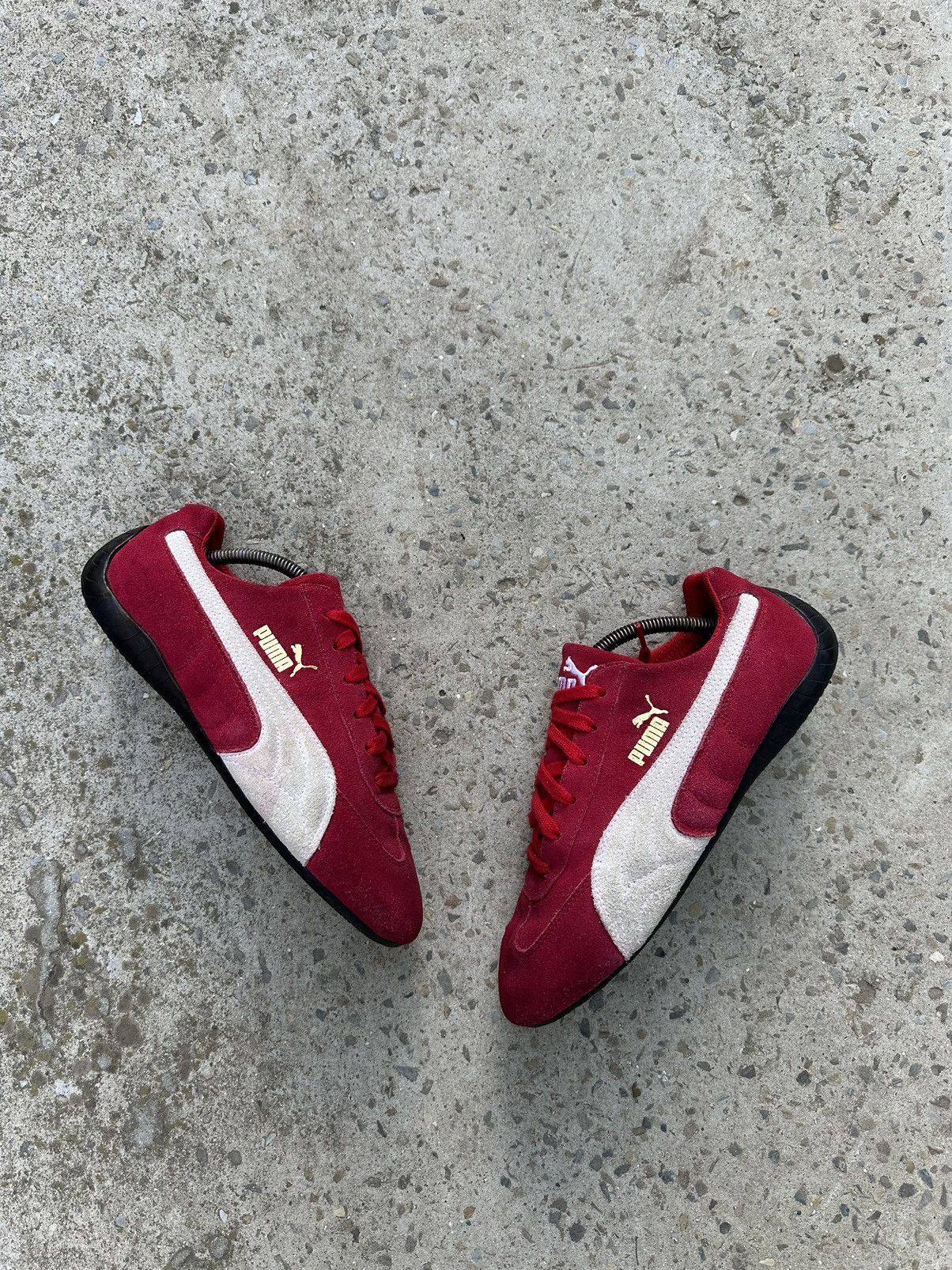 Vintage Red Puma Speedcat Suede Sneakers Shoes Mostro Y3 Vibe | Grailed