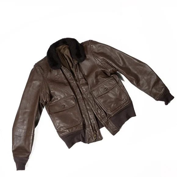Other Vintage authentic US Navy Leather Aviator Jacket. | Grailed
