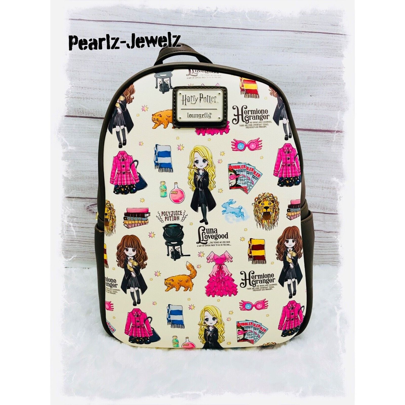 Disney Loungefly Harry Potter Luna & Hermione Chibi Girls Mini Back ...