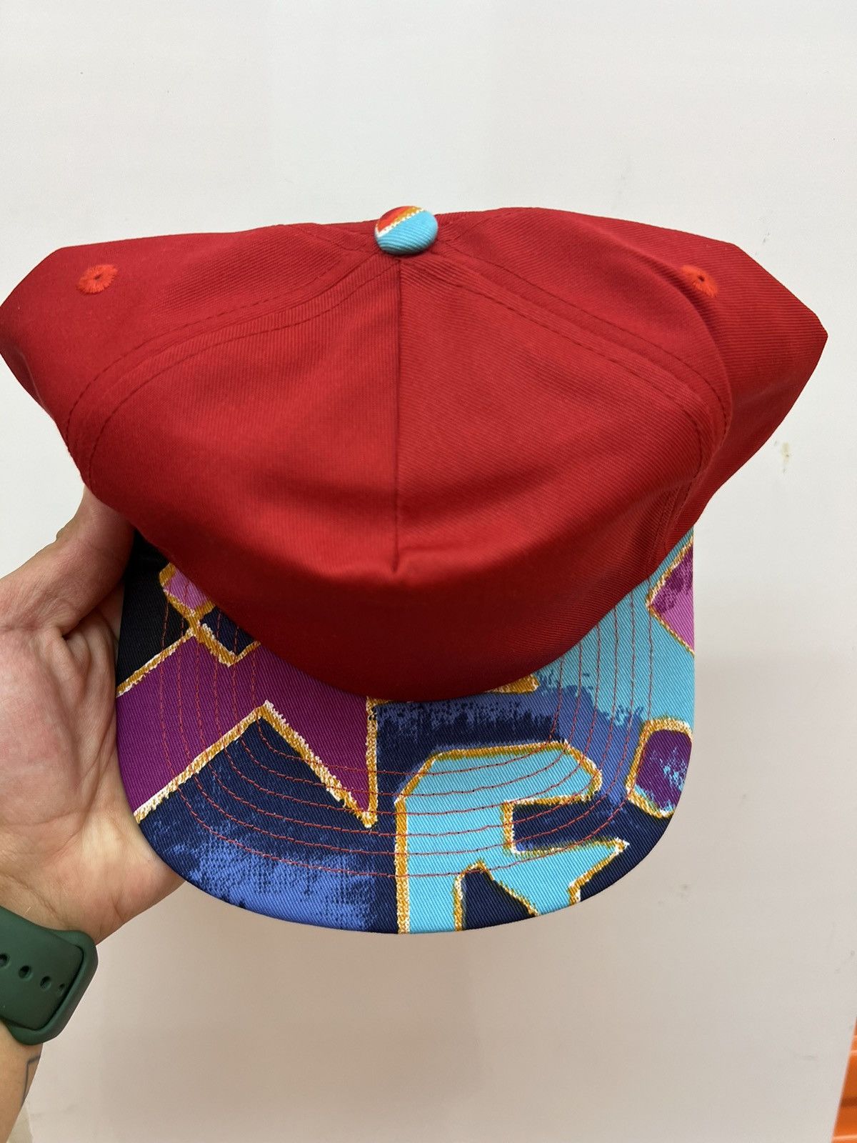 Vintage ***FINAL DROP***RARE 90s AZTEC ABSTRACT SNAPBACK CAP O/S | Grailed