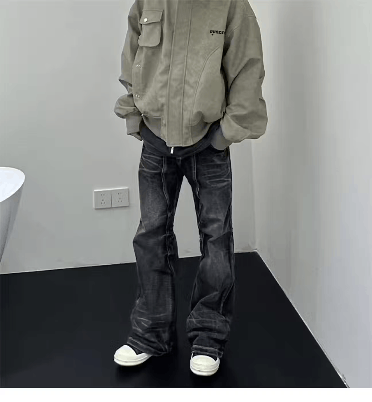 Streetwear Y2k Black Baggy Jeans | Grailed