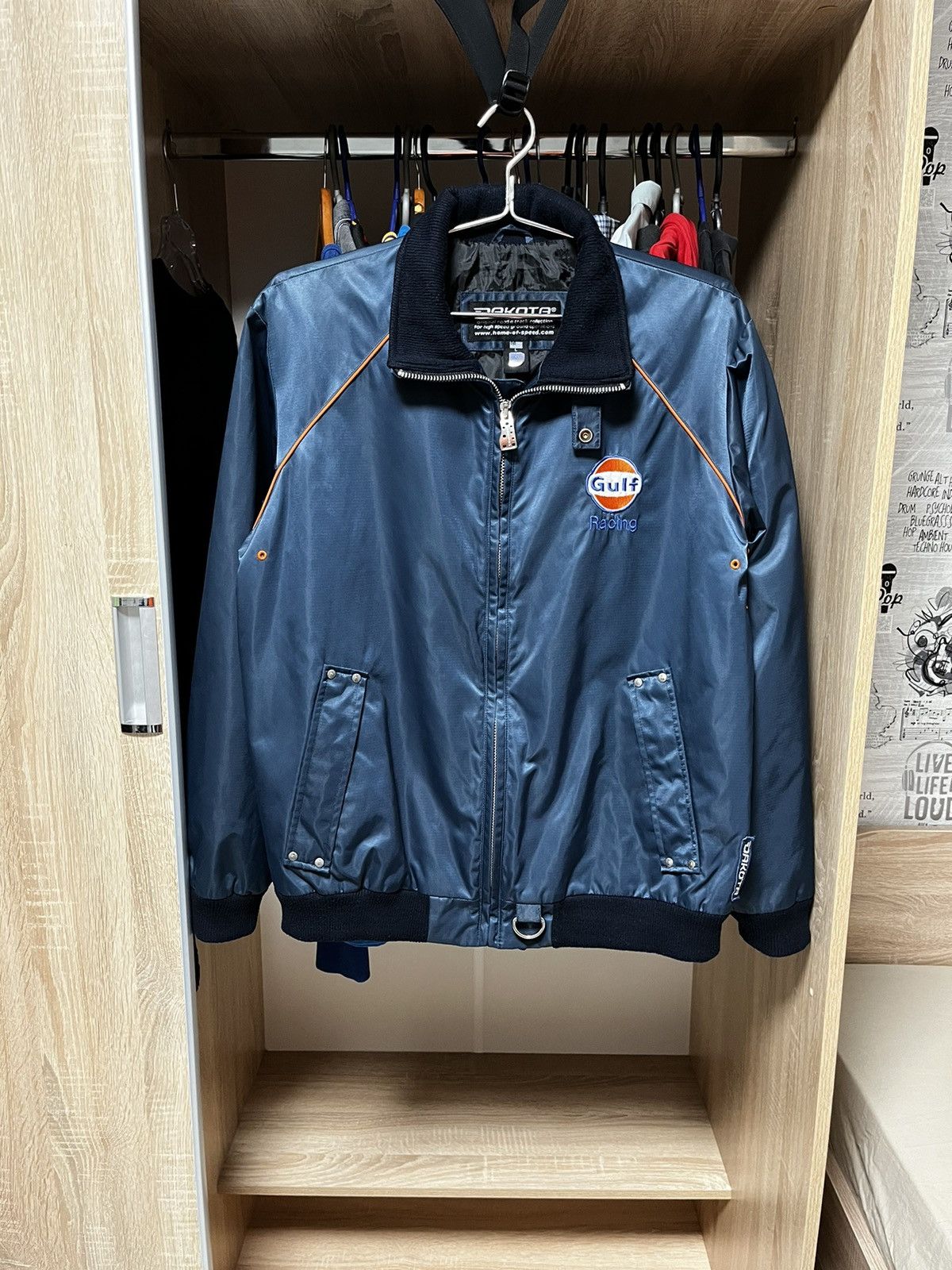 NASCAR × Racing × Vintage ‼️Rare Dakota Gulf Formula Racing Bomber ...