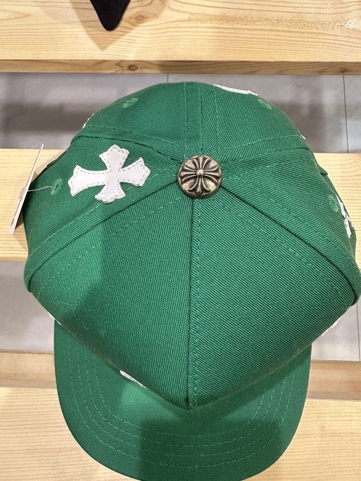 Chrome Hearts Chrome Hearts Green Cross Hat | Grailed