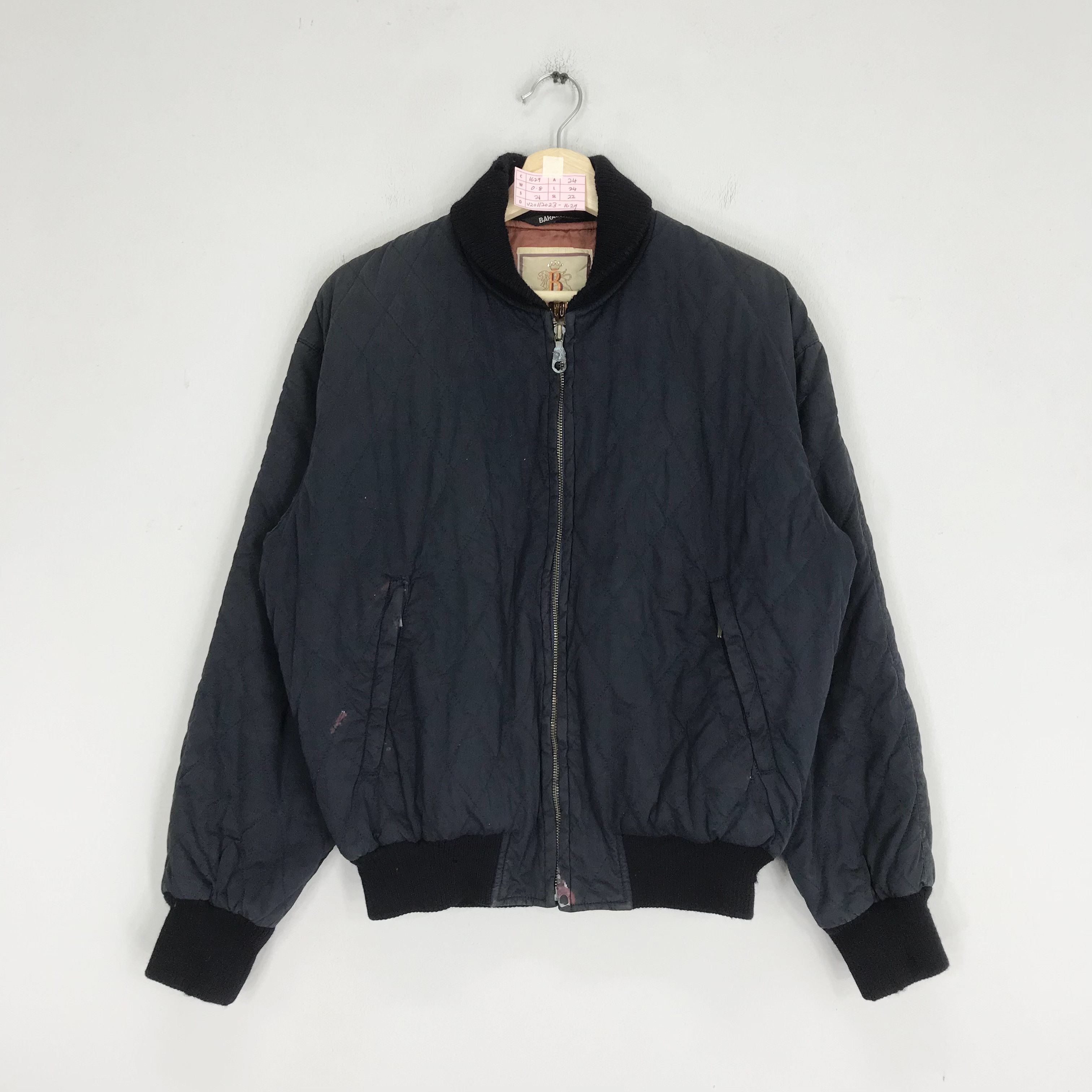 Baracuta × Bomber Jacket × Vintage Vintage Baracuta Quilted Bomber ...