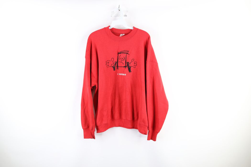 Vintage Vintage 90s Streetwear Out Stick Figure I Dunno Sweatshirt ...