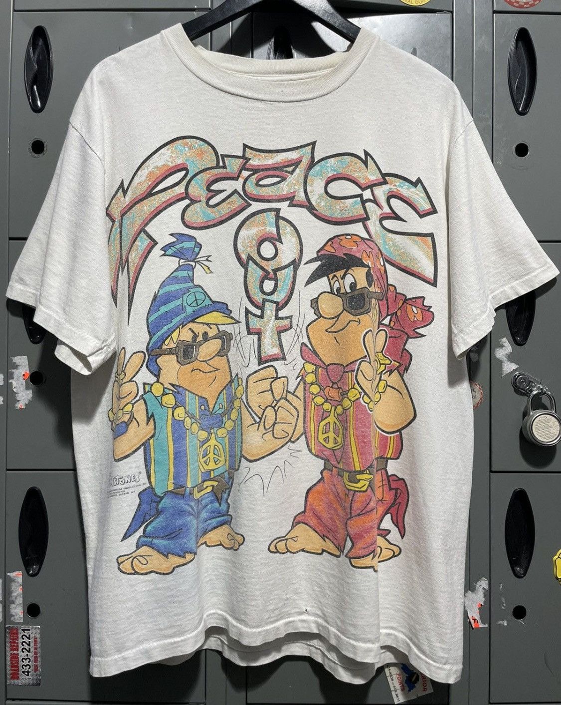 Changes × Vintage Vintage 90s The Flintstones Peace Out Fred Barney ...
