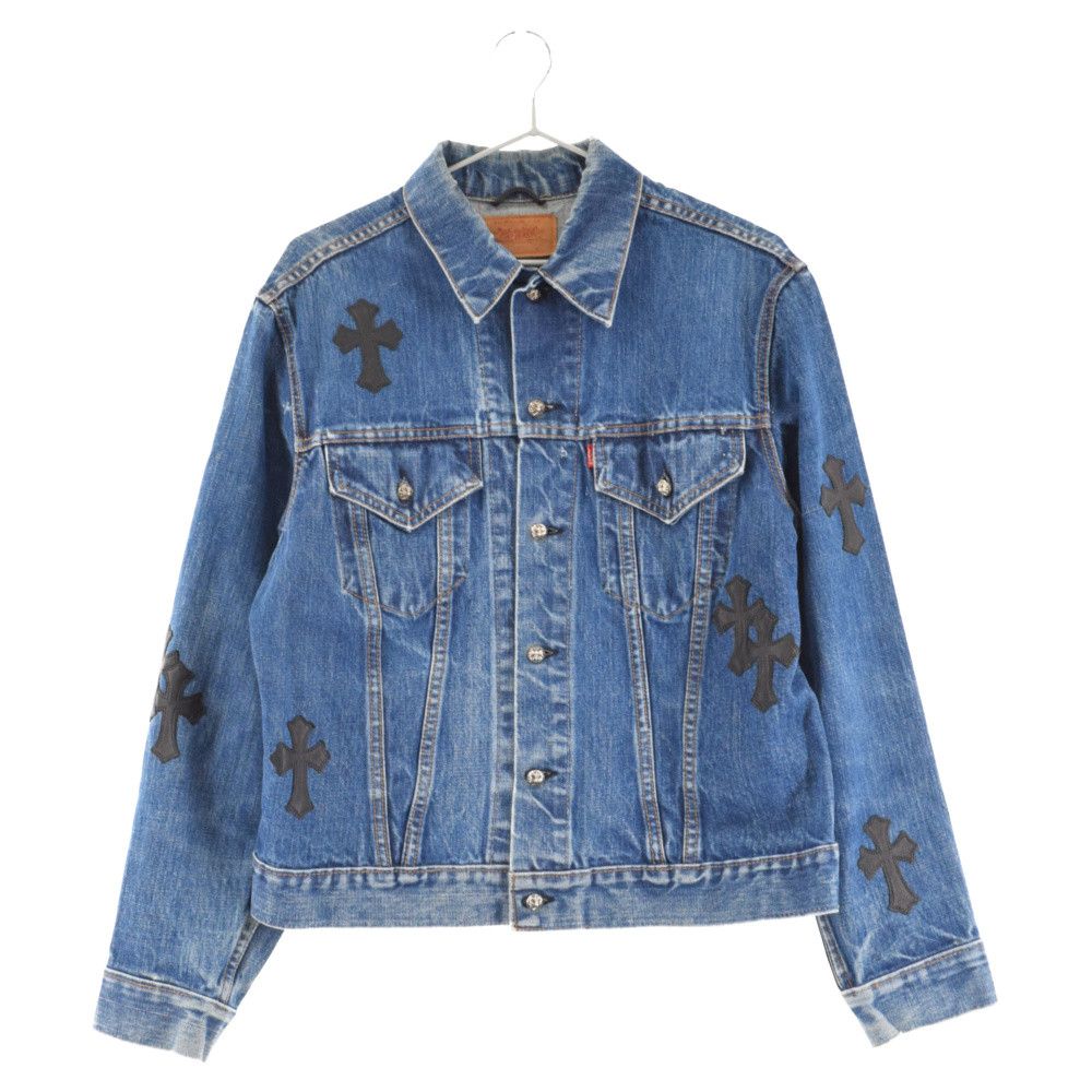 Chrome Hearts × Levi's Chrome Hearts Cross Patch Levi's Denim Jacket ...