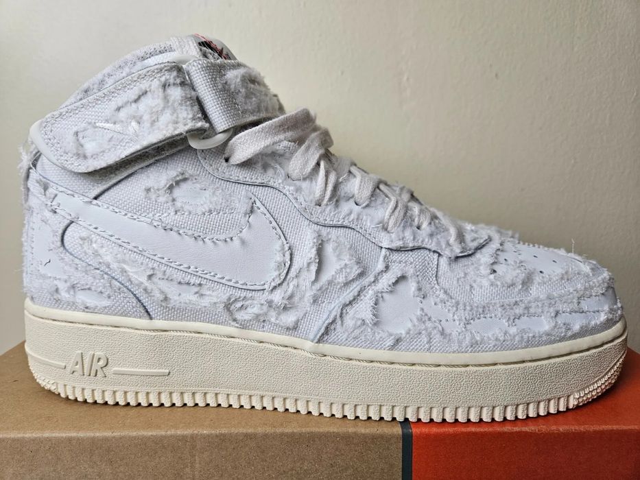 Nike Nike Air Force 1 07 Mid LX White Tear Away | Grailed