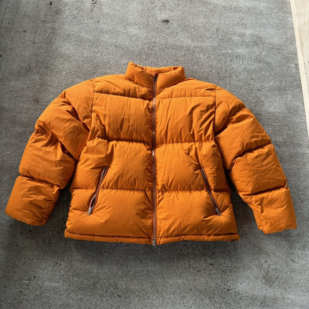 Stussy STUSSY ORANGE PUFFER | Grailed