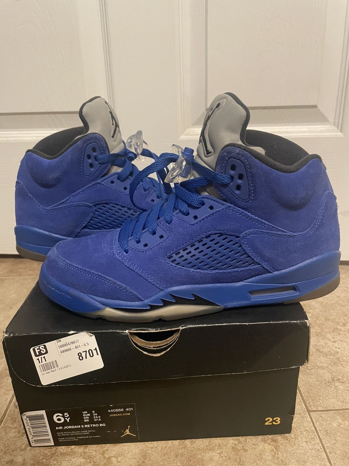Jordan Brand Nike Air Jordan 5 Retro “Blue Suede” | Grailed