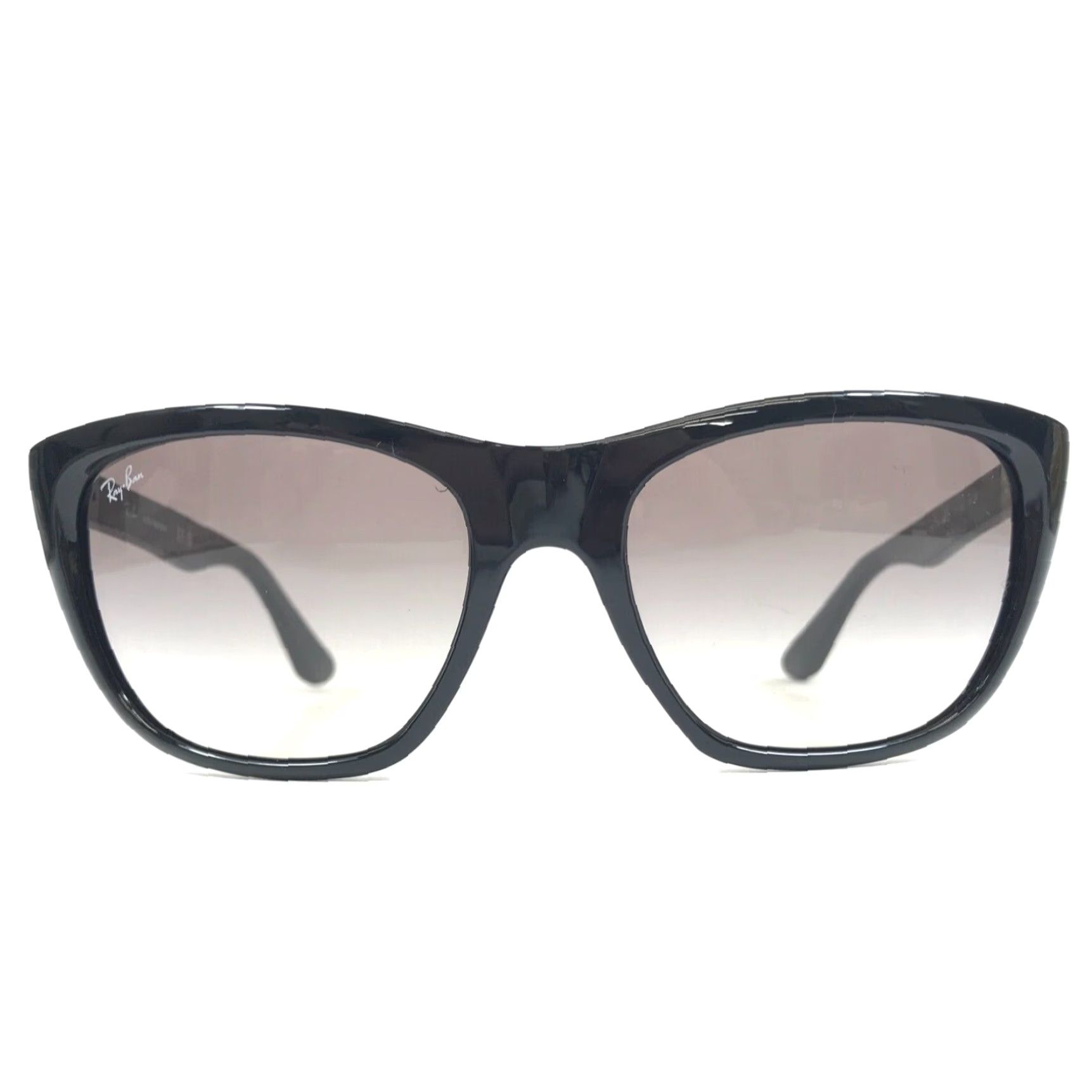 Vintage Glossy Black Cat Eye Shaped Frames Featuring Gray Gradient ...