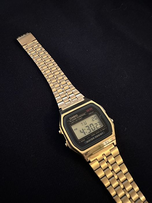 Vintage Casio A159 Vintage Gold Digital Watch | Grailed