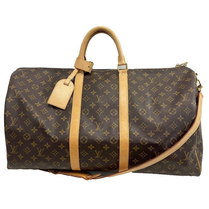 Louis Vuitton Louis Vuitton Keepall Bandoulière 55 Monogram Canvas ...