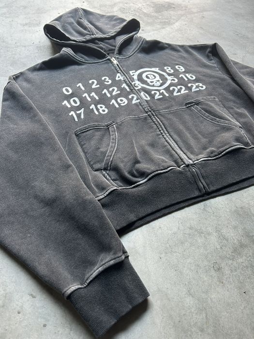 Number (N)ine “Numbers” Margeila Zipup (Made from bane) | Grailed