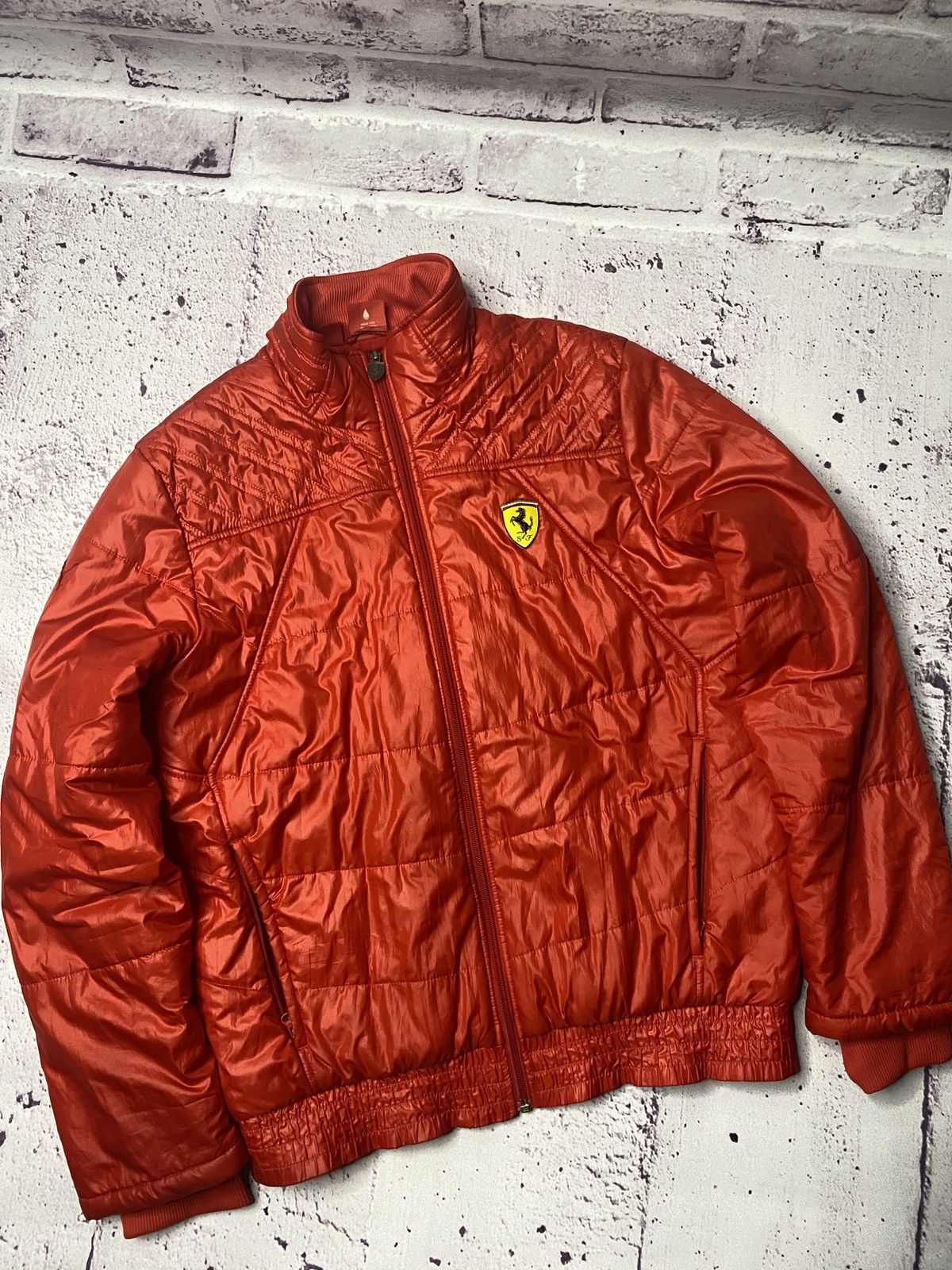 Ferrari × Puma × Vintage Vintage Scuderia Ferrari x Puma Puffer Jacket ...