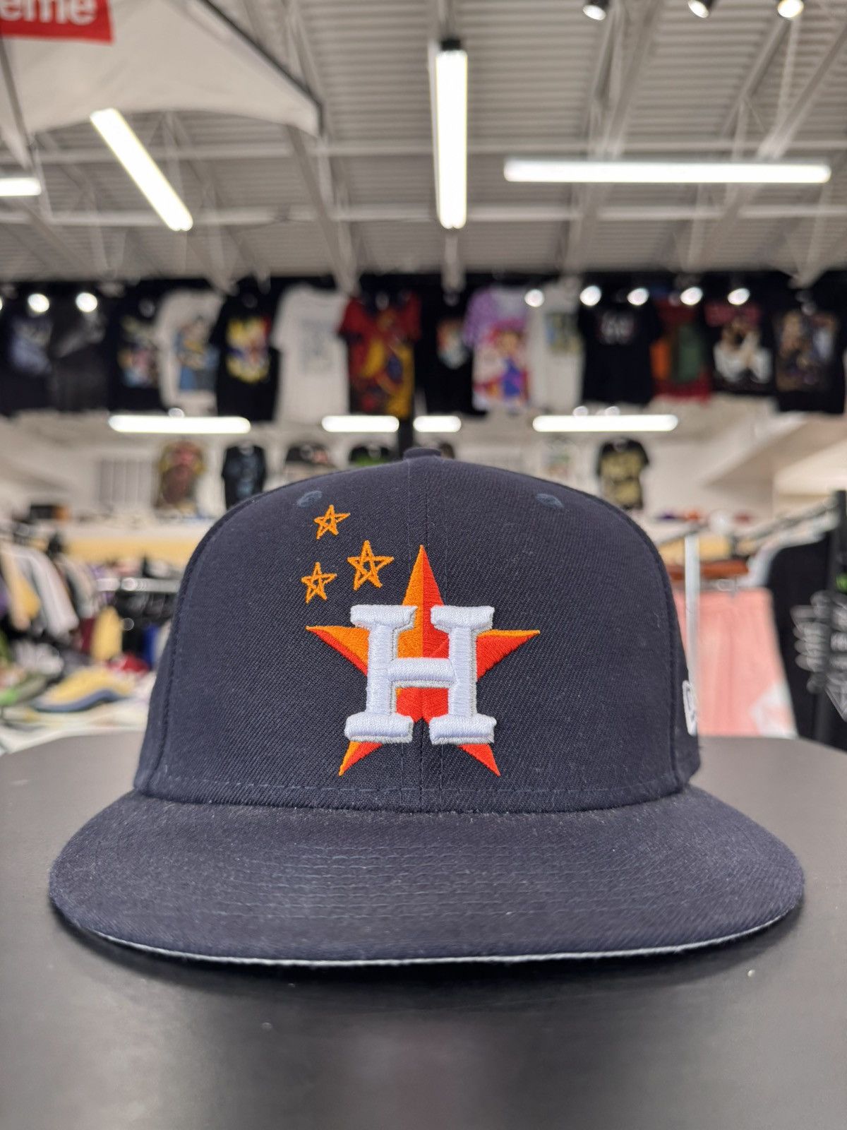 New Era Travis Scott x Houston Astros 59Fifty Fitted Navy 7 5/8 | Grailed