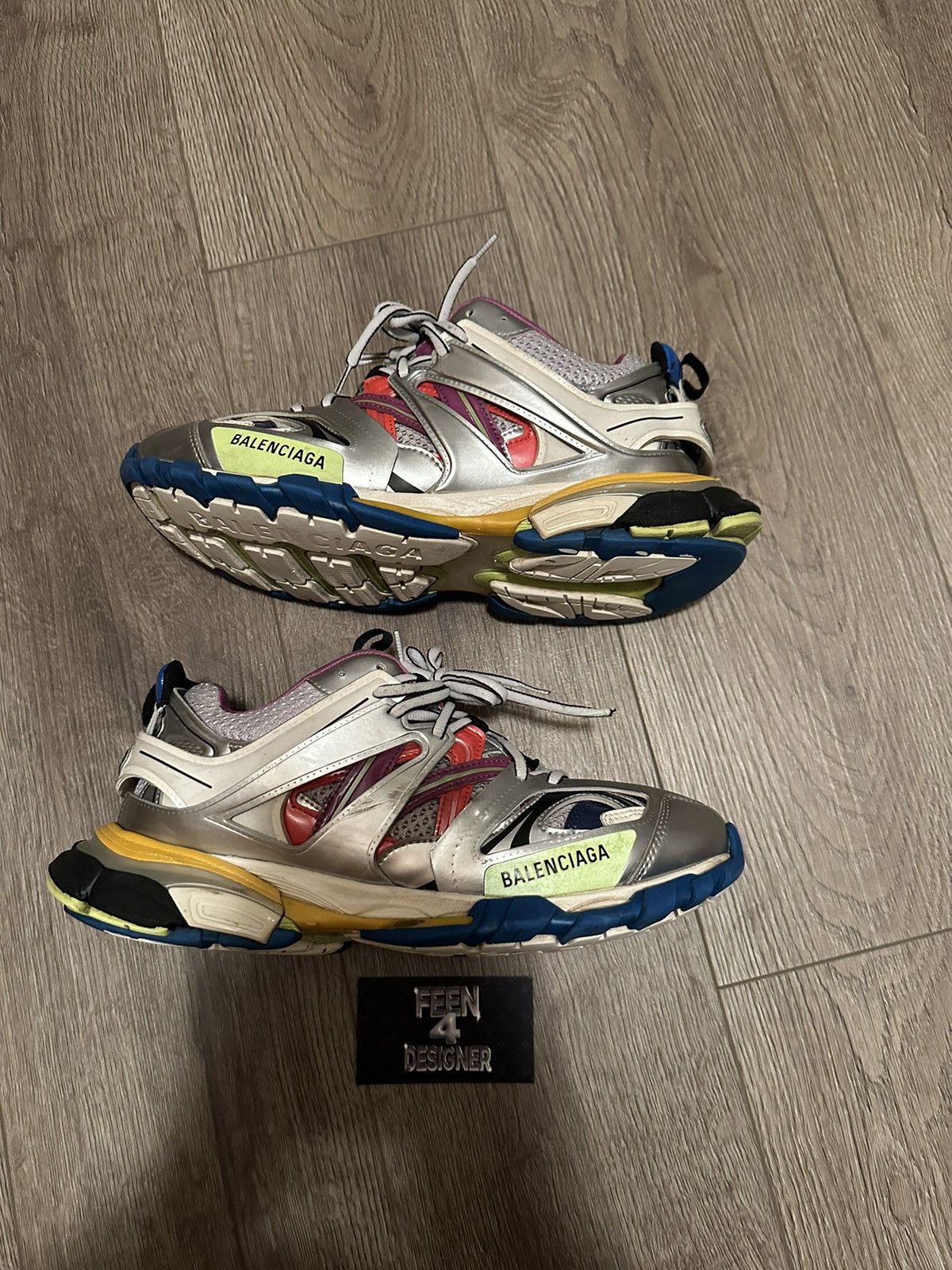 Balenciaga Balenciaga Track Metallic Multi | Grailed