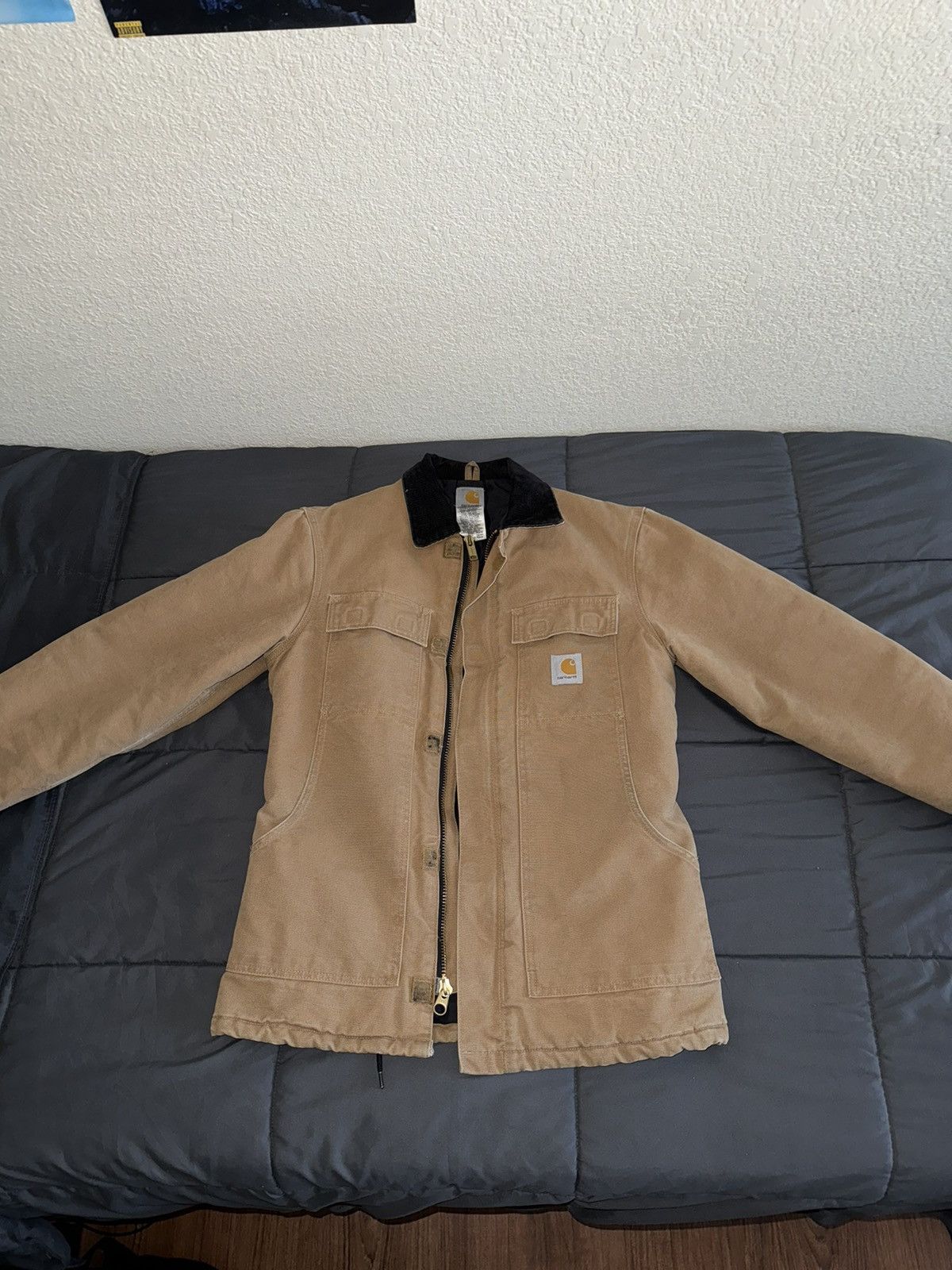 Carhartt 90s Vintage Carhartt Beige Work Jacket | Grailed