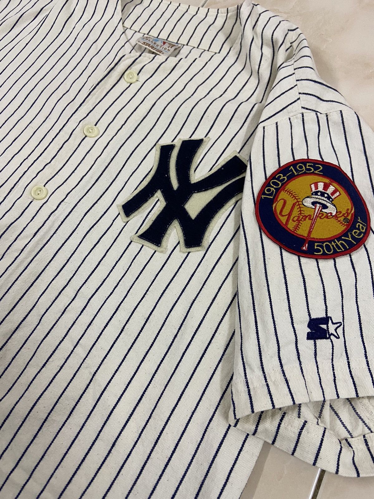Starter Vintage New York Yankees Starter Baseball Jersey 50th Year ...