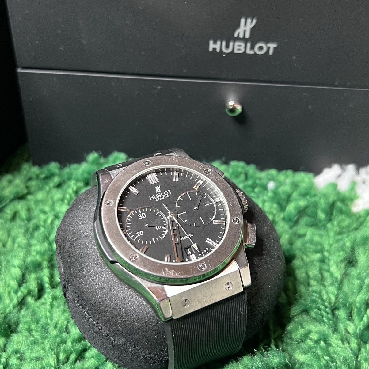 Hublot HUBLOT CLASSIC FUSION 45MM CHRONOGRAPH BLACK DIAL | Grailed