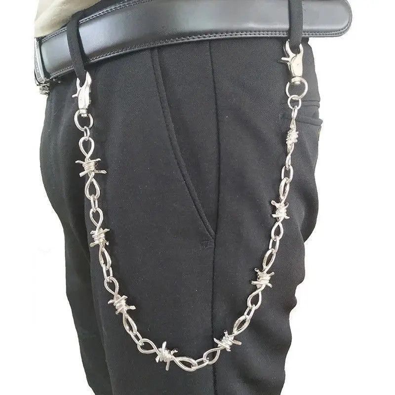 Chain × Jewelry × Streetwear Barb Wire Wallet Chain | Grailed