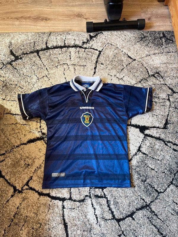 Fifa World Cup × Soccer Jersey × Umbro Home Kit Scotland Umbro 1998 ...