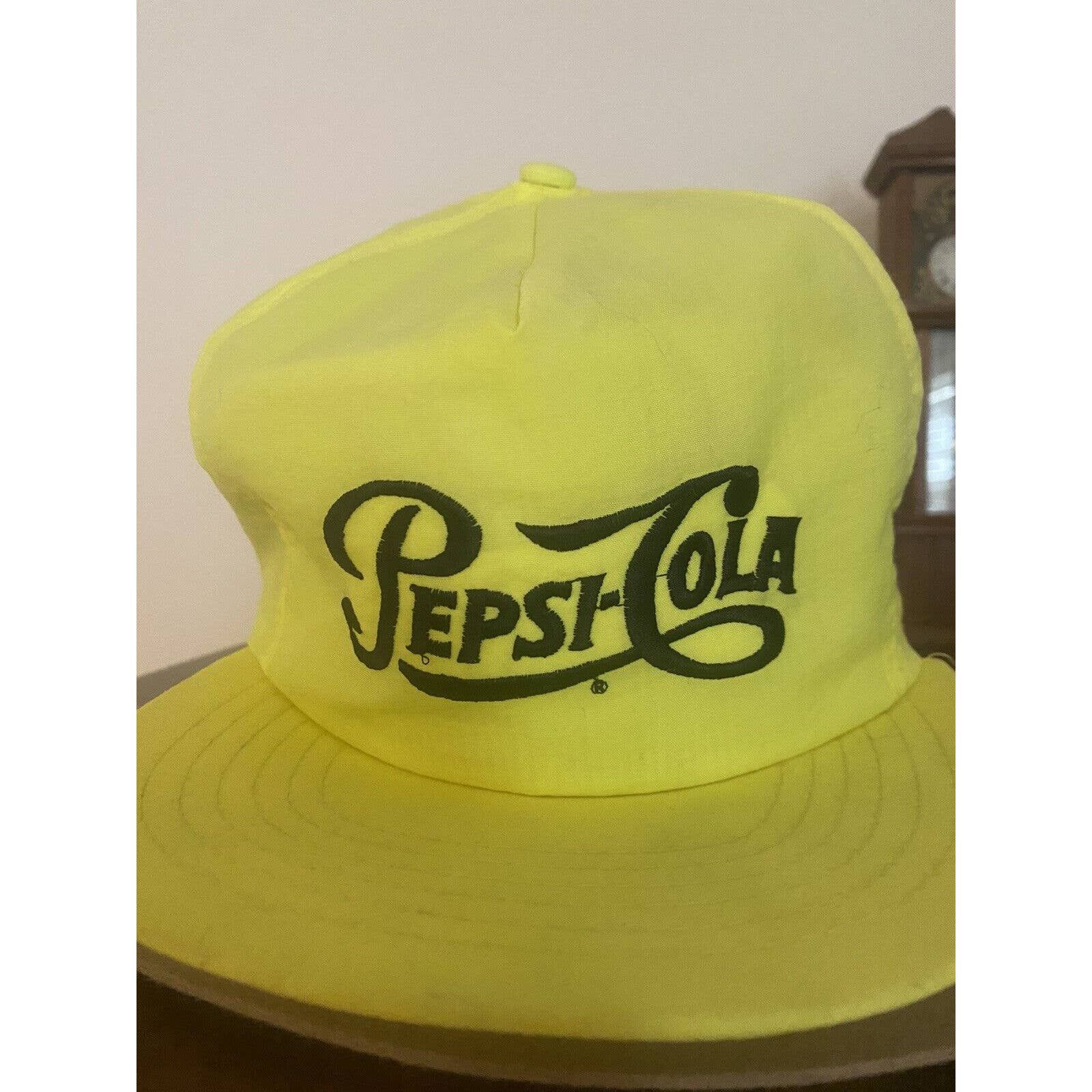 Pepsi Vintage Pepsi Cola Trucker Lightweight Neon Yellow Cap | Grailed