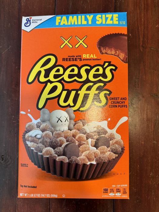 Kaws Kaws X Reece’s Puffs Family Size cereal bundle | Grailed