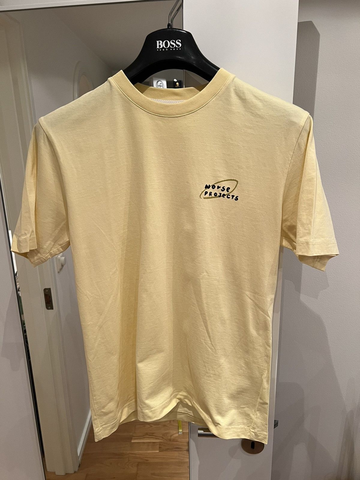 Norse Projects Norse Project Johannes x Mayumi Logo SS | Grailed