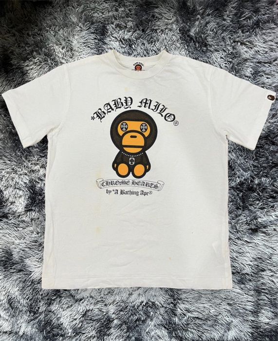 Bape Bape x Chrome Hearts Baby Milo Tee | Grailed